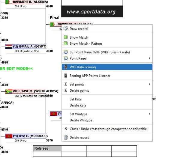 WKF Kata System (from 1.1.2024) – Sportdata Event Technology
